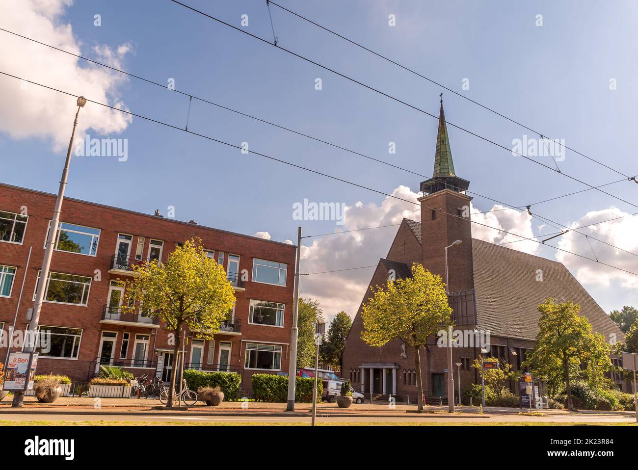 Amsterdam, Nederland - September, 2022: High rise industrial buildings ...