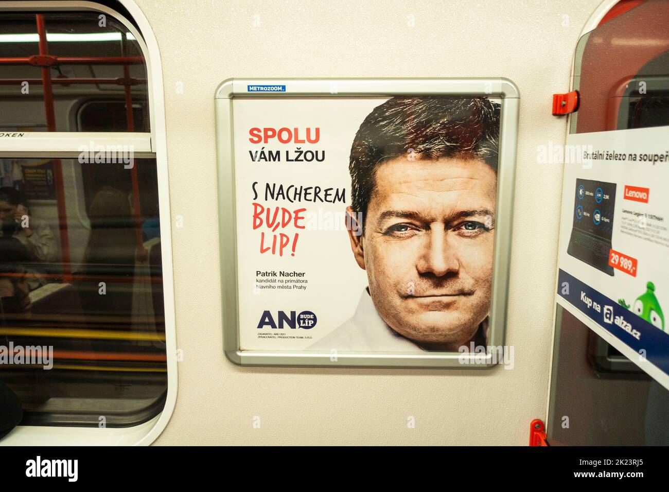 Poster of civic association ANO 2011 (Action of Dissatisfied Citizens ...