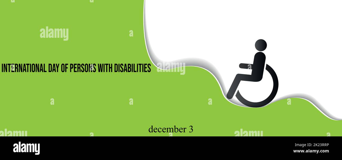 Day persons disabilities banner hi-res stock photography and images - Alamy