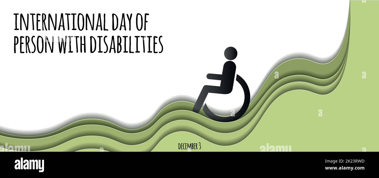 INTERNATIONAL DAY OF PERSON WITH DISABILITIES. december 3 Stock Vector ...