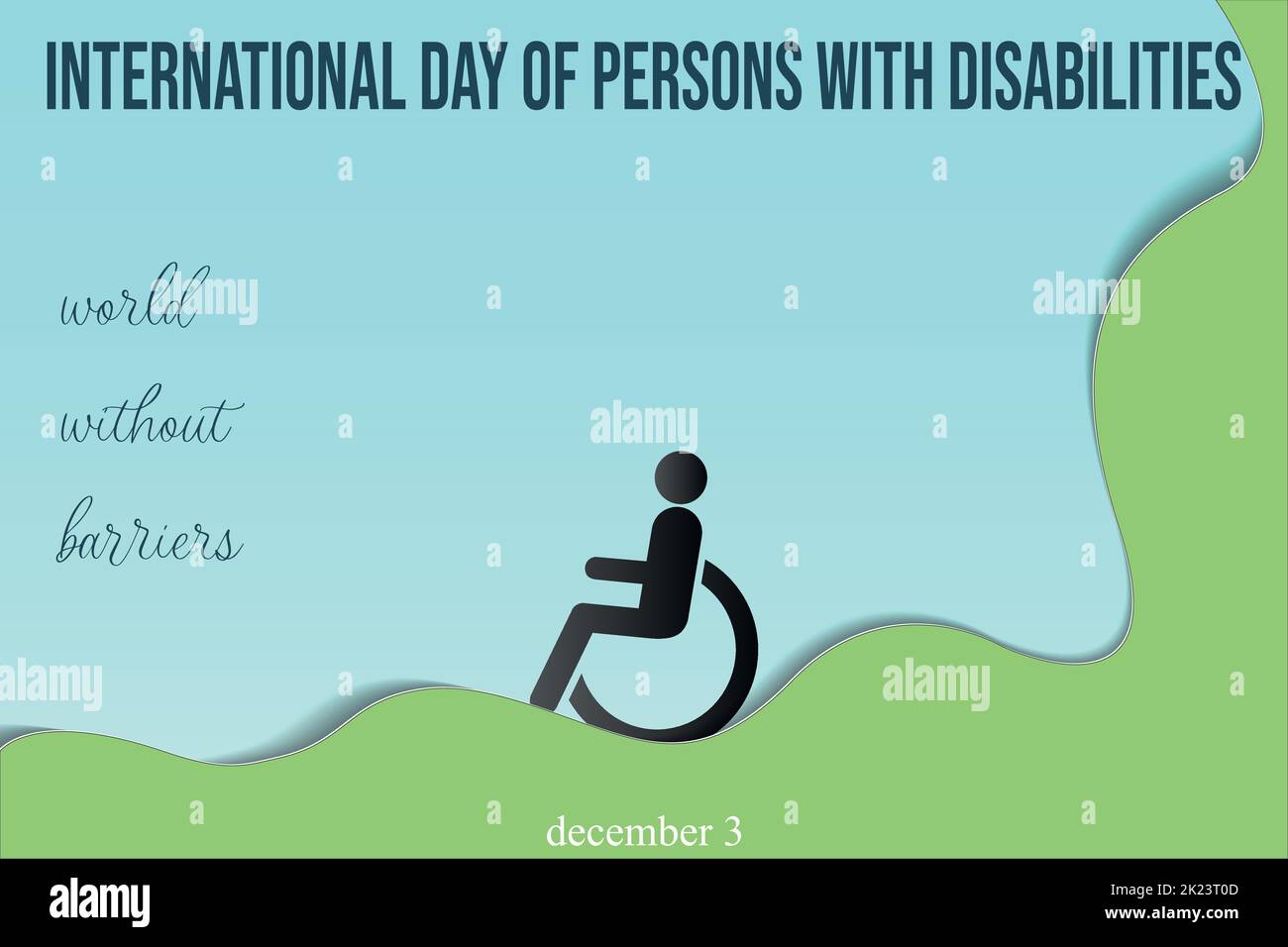 International day disability persons Stock Vector Images - Alamy