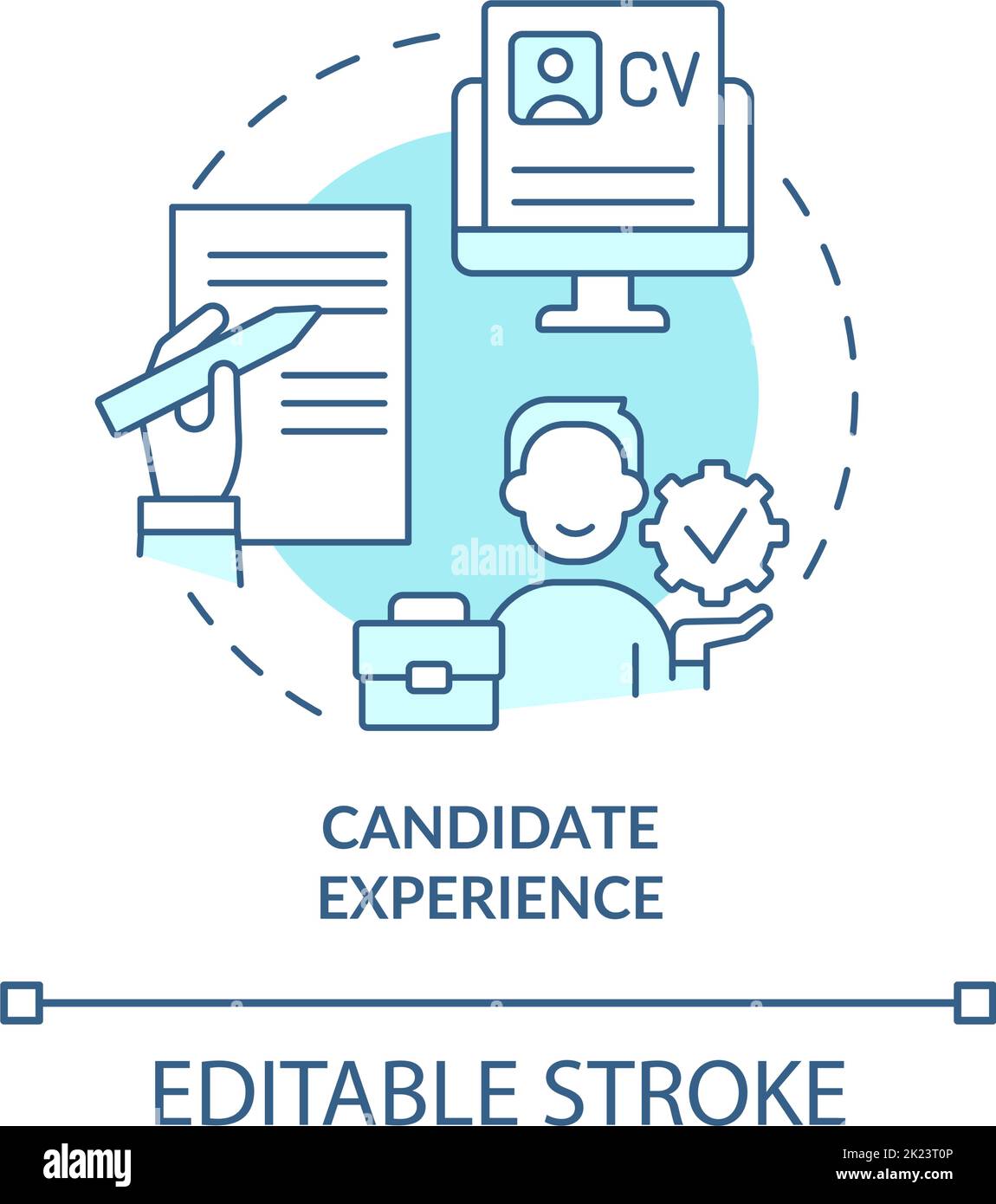 Candidate experience resume turquoise concept icon Stock Vector Image ... Candidate experience resume turquoise concept icon Stock Vector Image ...