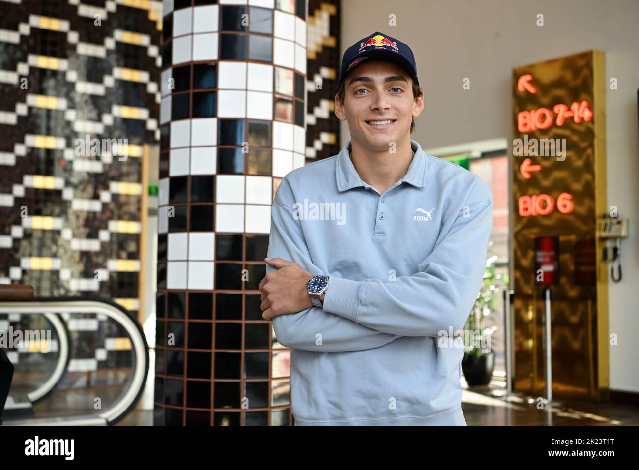 STOCKHOLM 20220922 Armand Duplantis, American-born Swedish pole vaulter ...