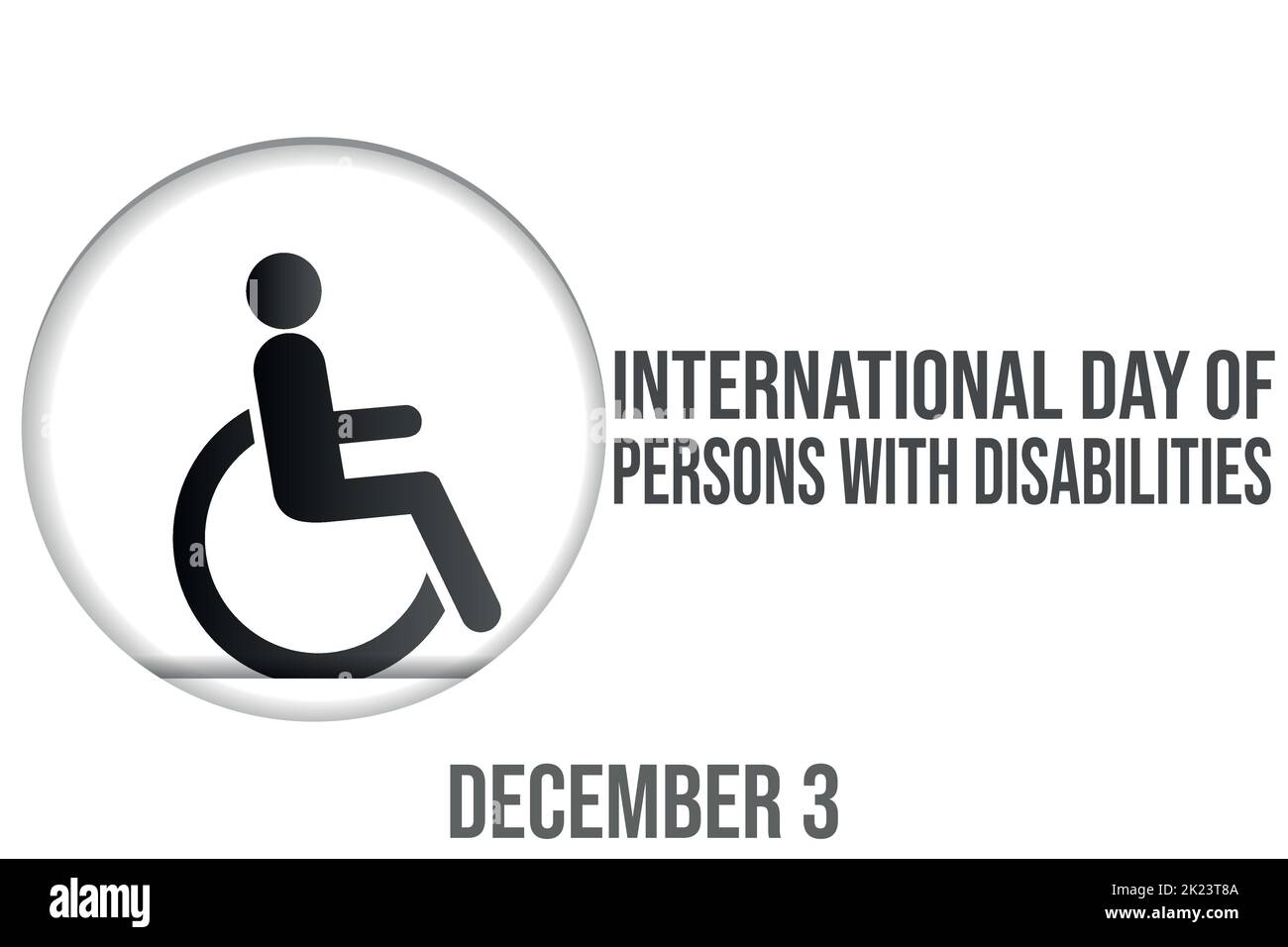 International day disability persons Stock Vector Images - Alamy