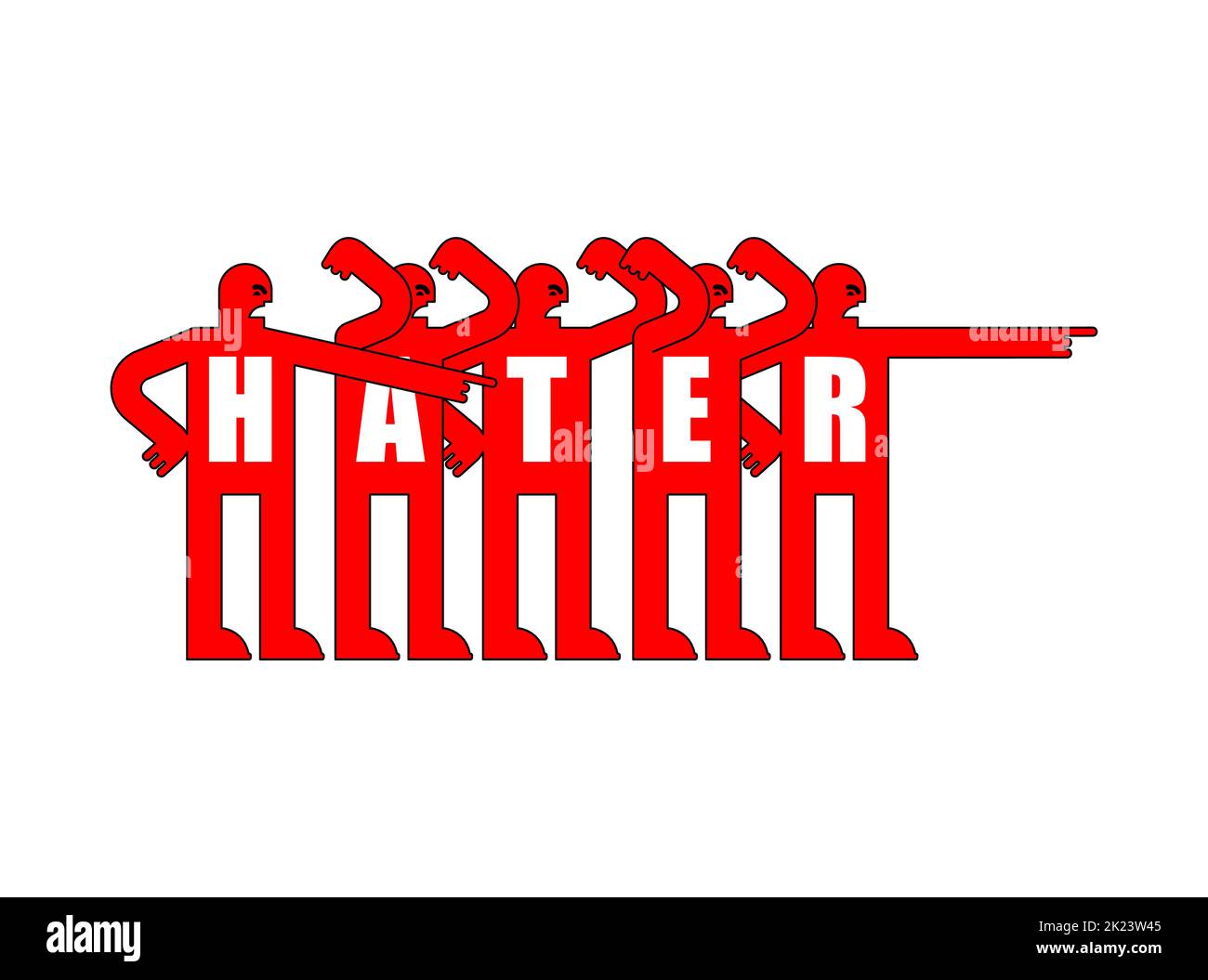 Hater Stock Vector Images - Alamy