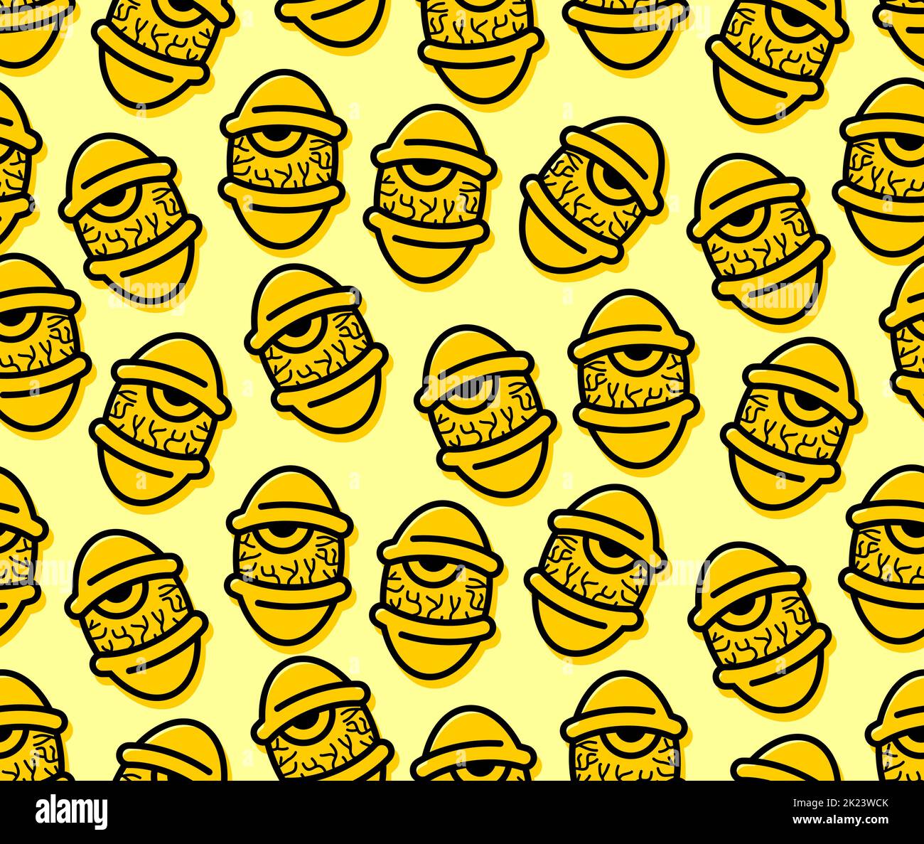 Rasta eyes pattern seamless. trippy eye. addict with red eyes ...