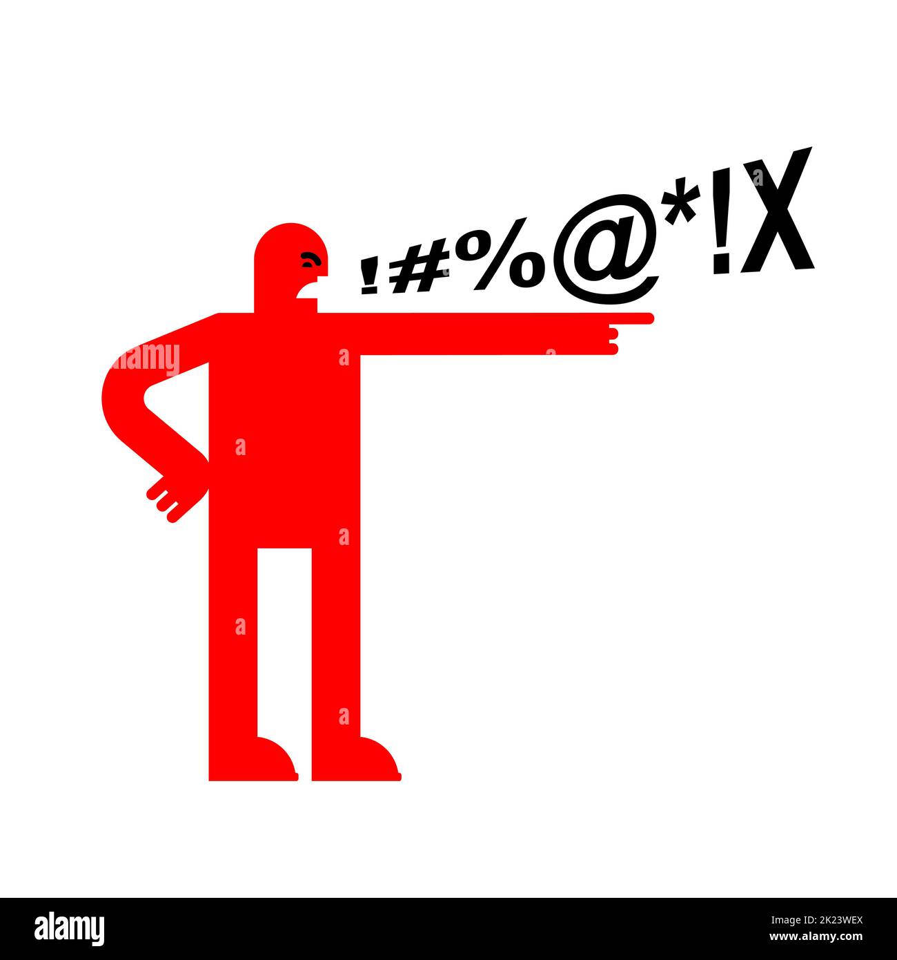 Swears vector vectors hi-res stock photography and images - Alamy