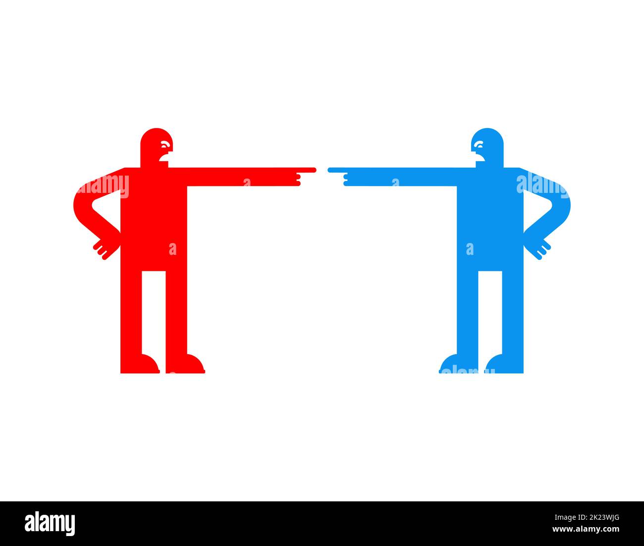 Aggression quarrel Stock Vector Images - Alamy