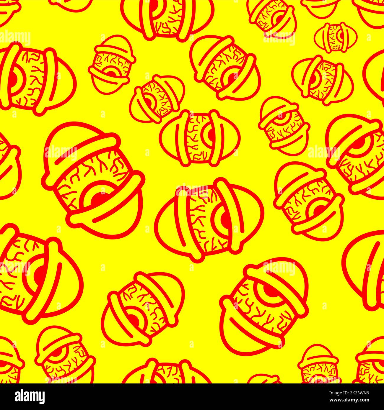 Rasta eyes pattern seamless. trippy eye. addict with red eyes ...