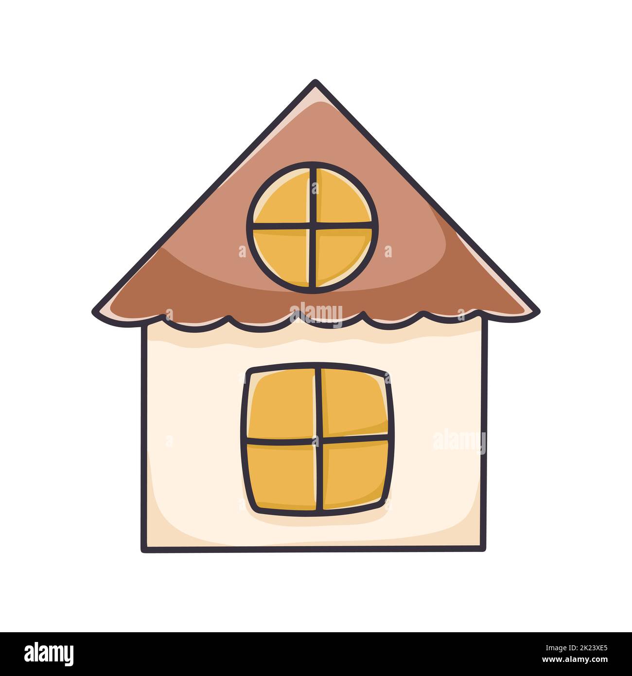 Building exterior structure clipart Cut Out Stock Images & Pictures - Alamy