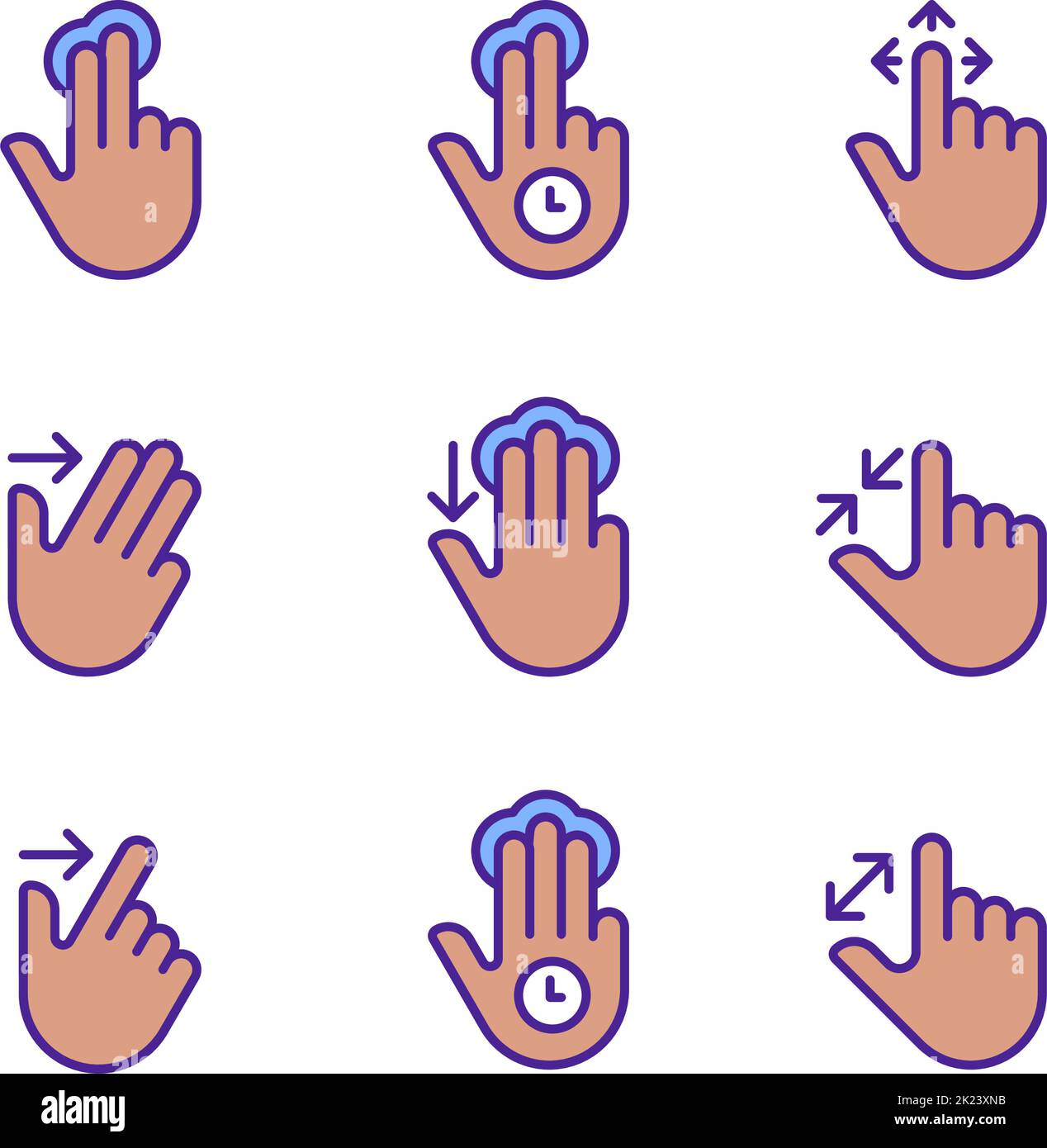 Gestures multiple hi-res stock photography and images - Alamy