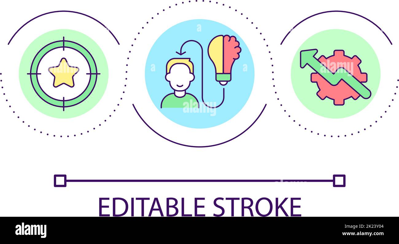 Innovative solutions line icon Stock Vector Images - Alamy