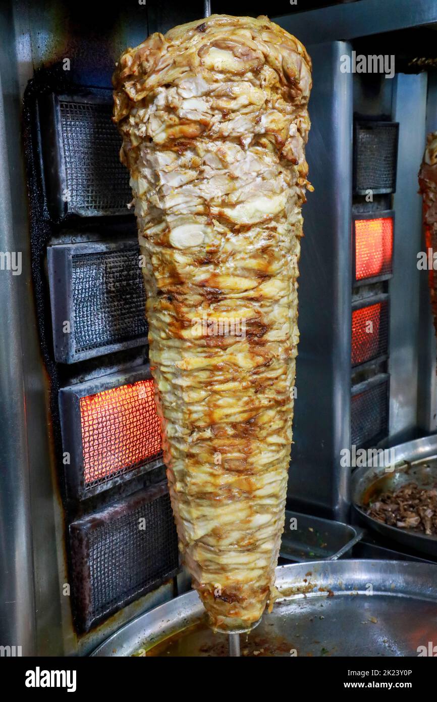 Arabian Chicken Oven Shawarma Recipe Stock Photo - Alamy