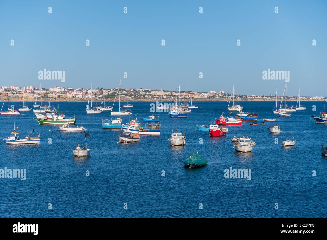 Boats in cascais harbor hi-res stock photography and images - Alamy