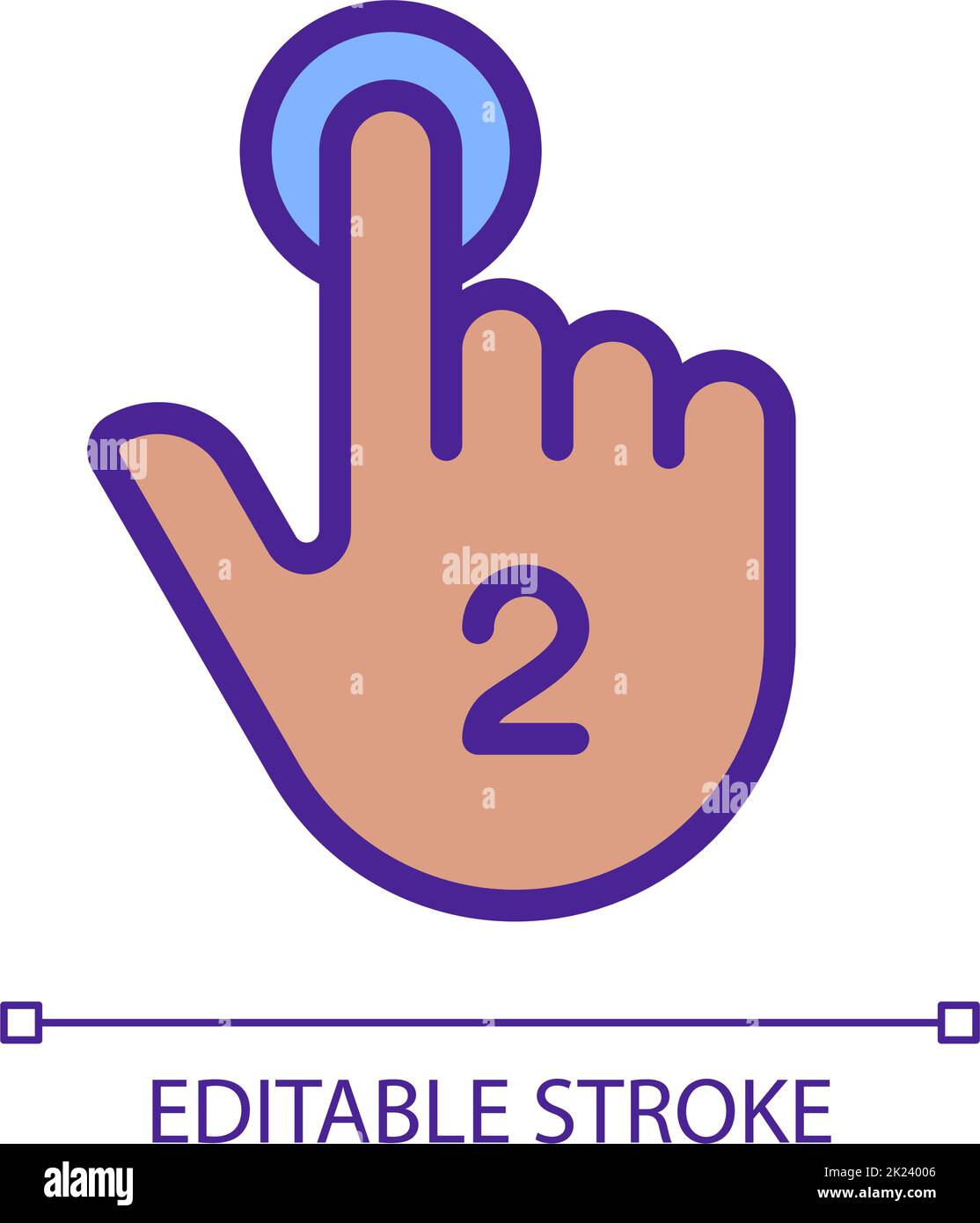 Double touch Stock Vector Images - Alamy