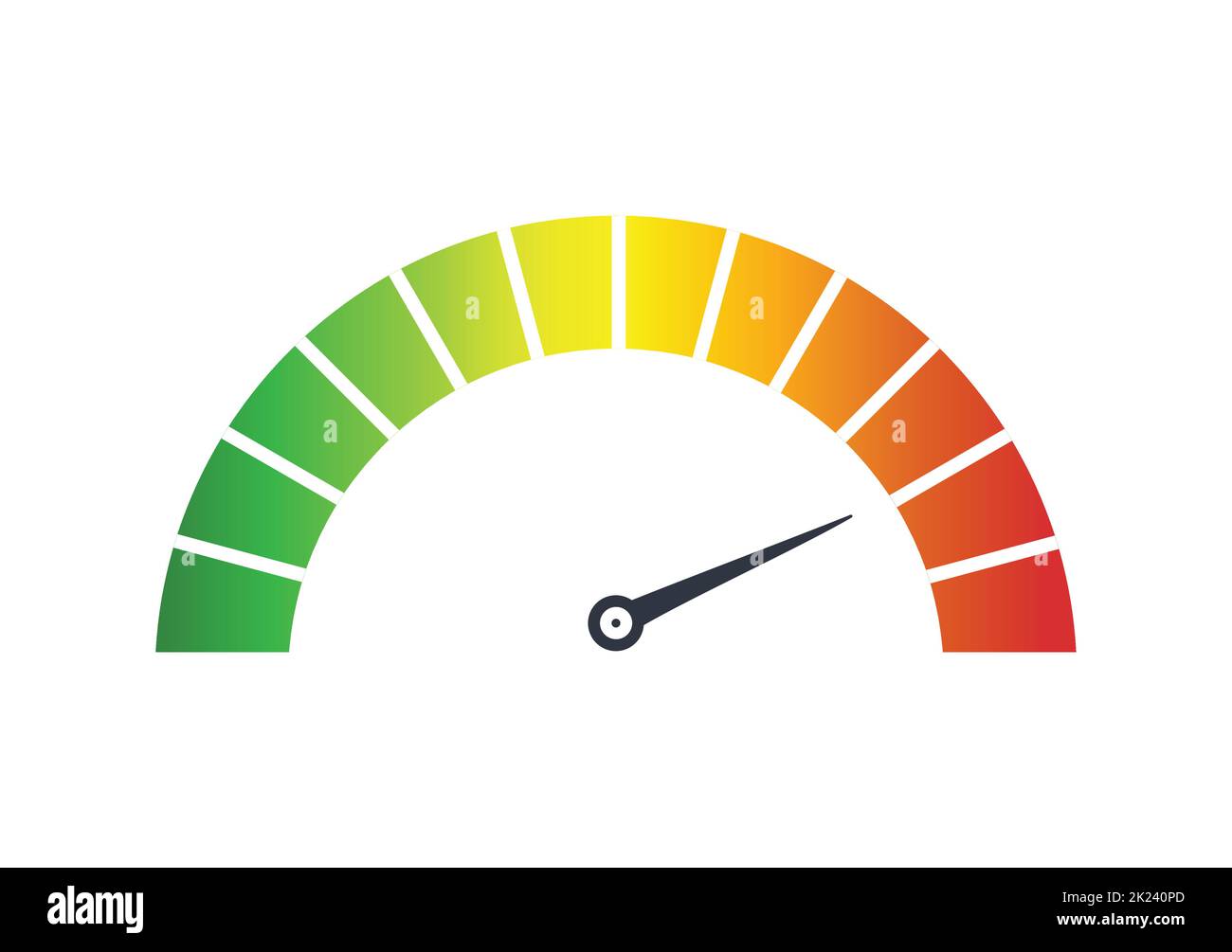Speedometer with speed indicator on white background Stock Vector Image ...