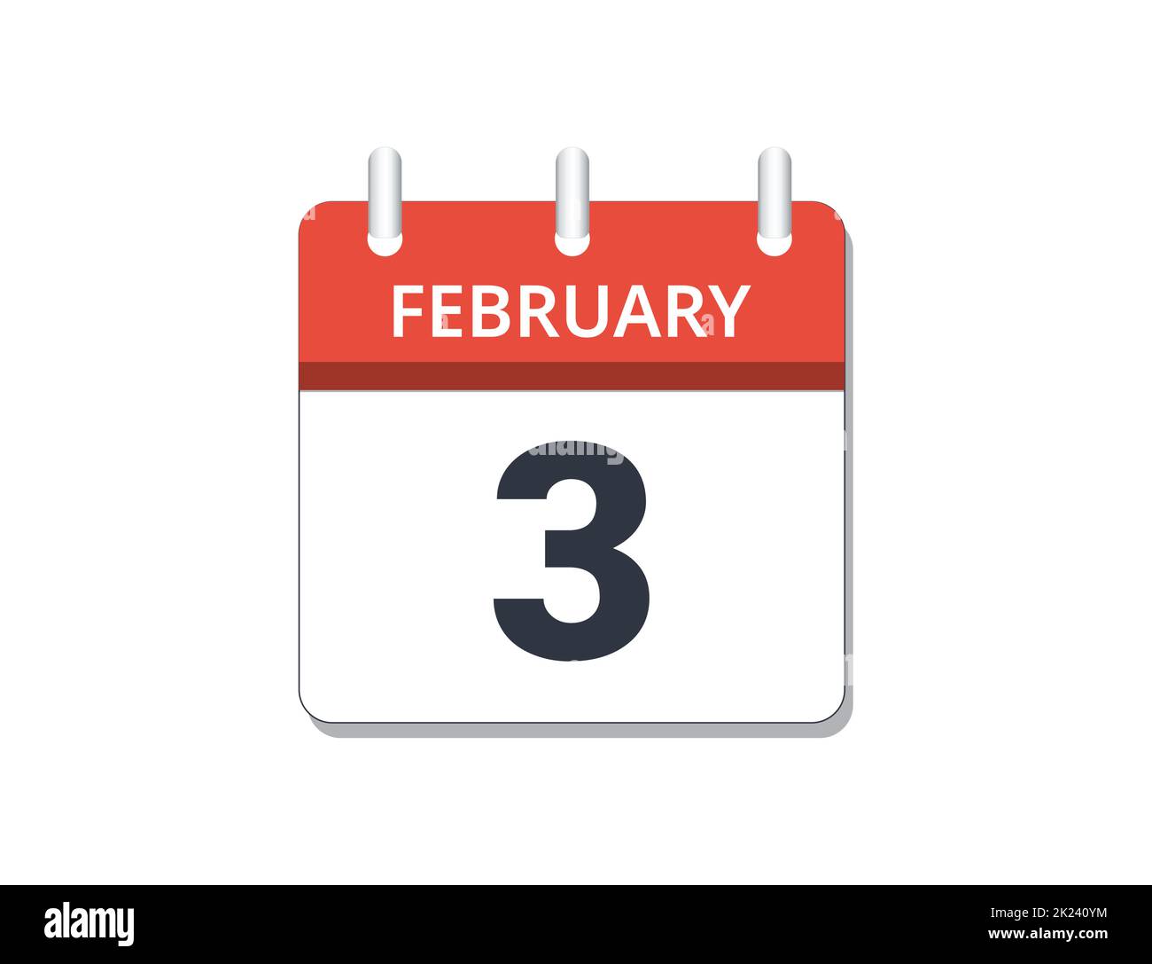 February 3rd Cut Out Stock Images & Pictures - Alamy