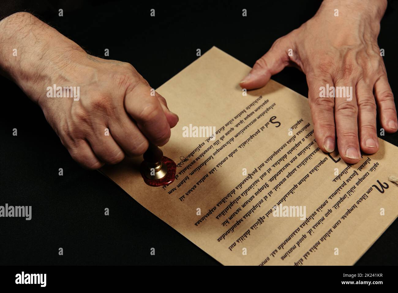 Manuscript monk table hi-res stock photography and images - Alamy