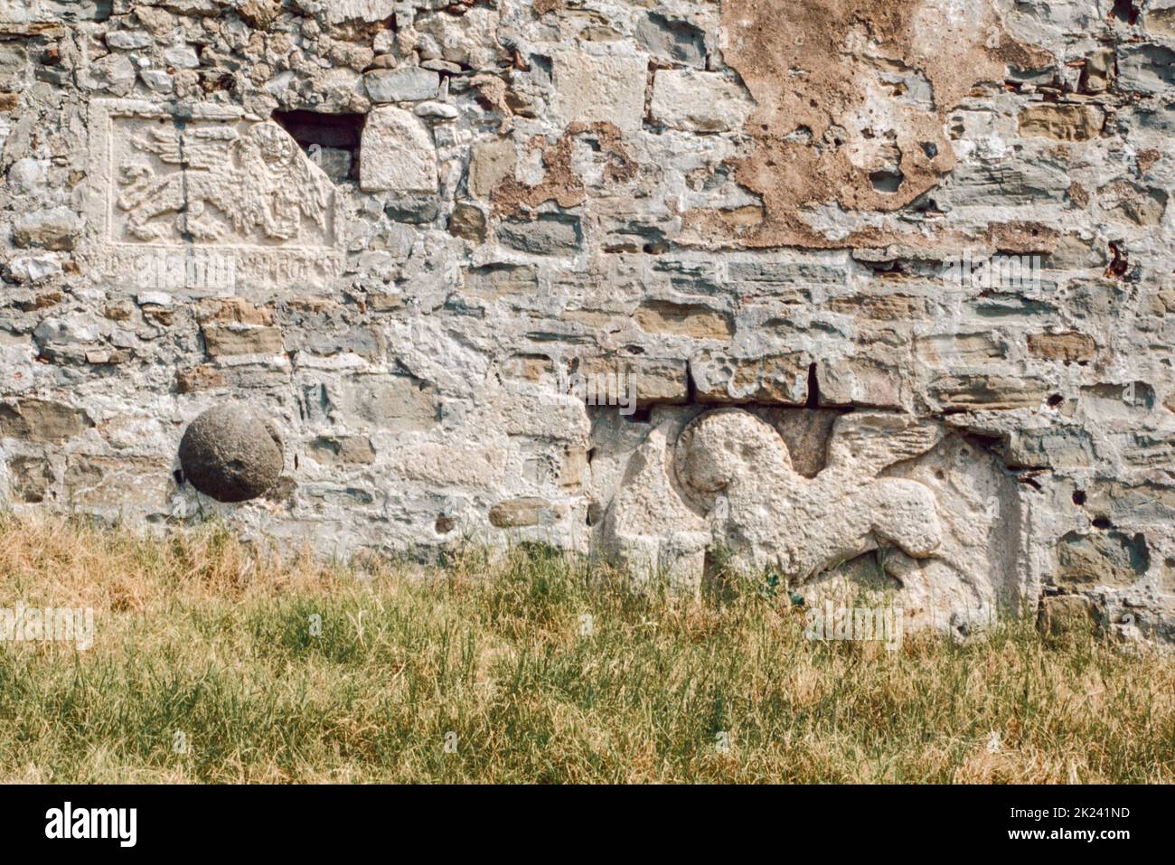 Turkish Wall of Castle of Methoni - a medieval fortification in the ...