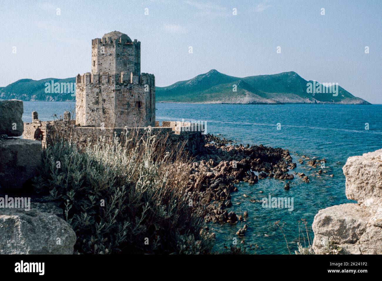 Turkish fortifications at Castle of Methoni - a medieval fortification ...