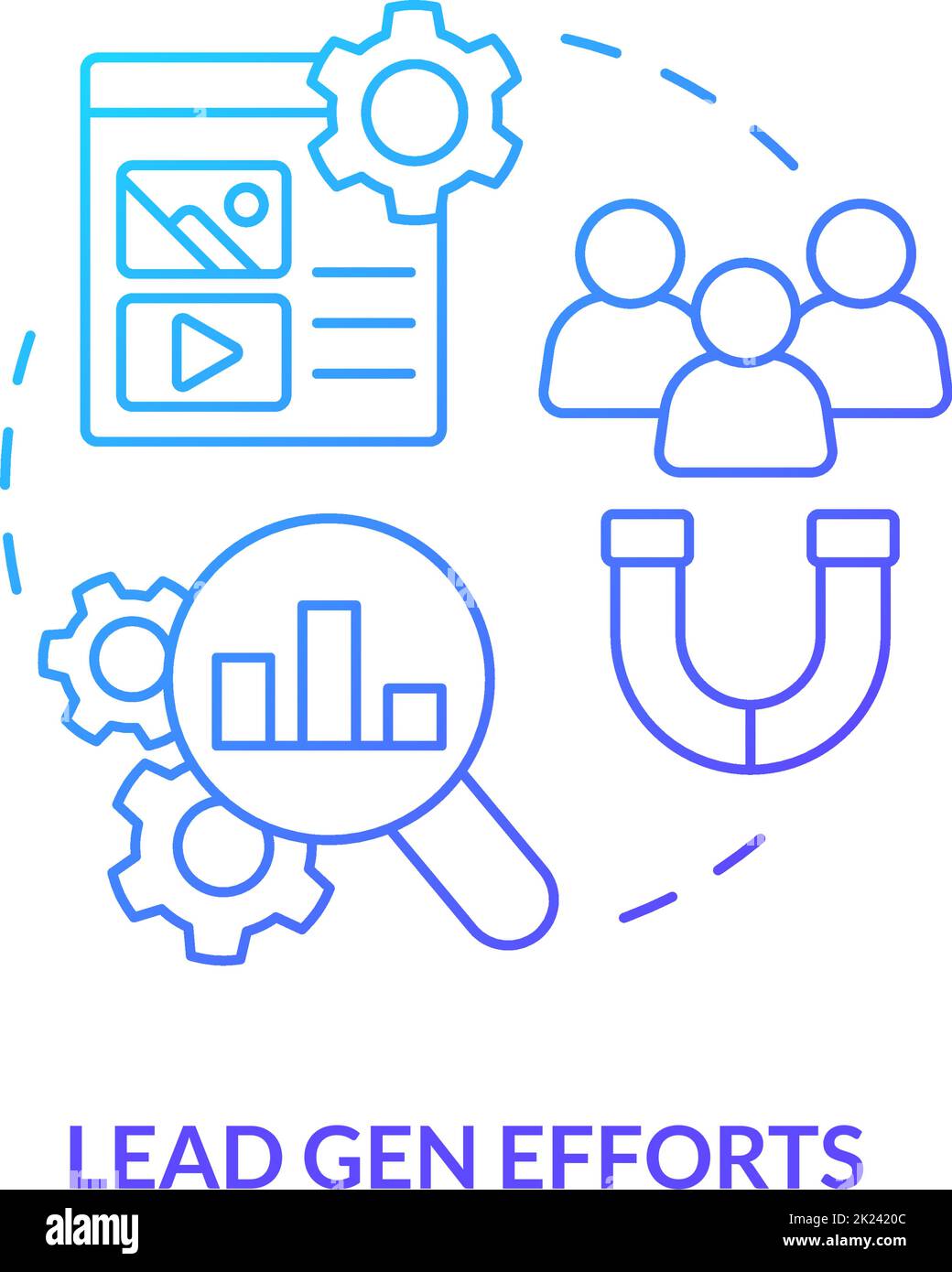 Marketing efforts Stock Vector Images - Alamy