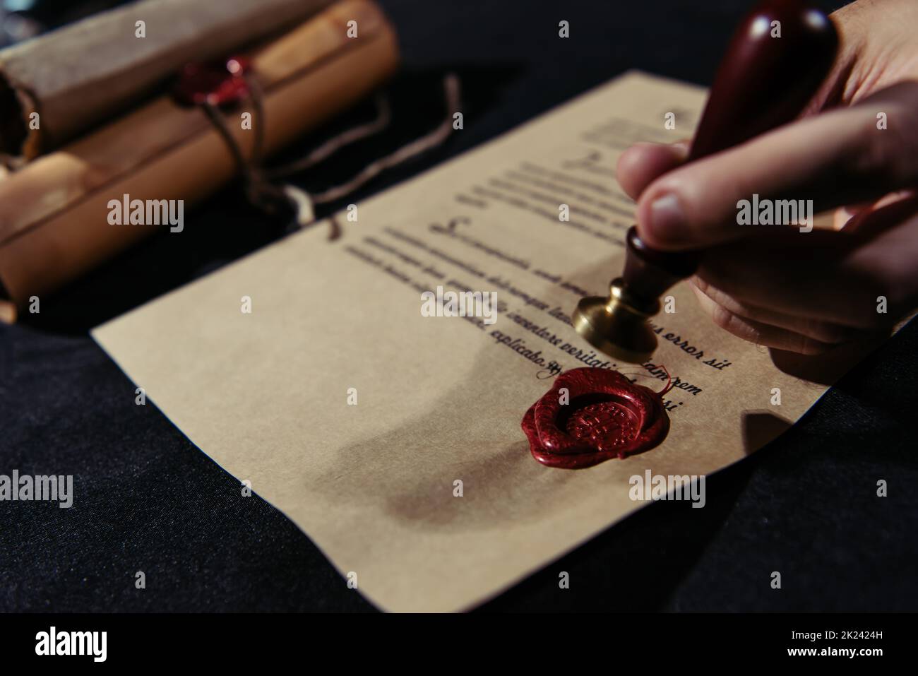 Manuscript monk table hi-res stock photography and images - Alamy