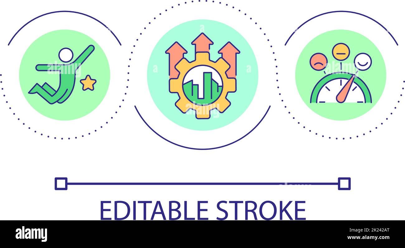 Urban life improvement loop concept icon Stock Vector Image & Art - Alamy