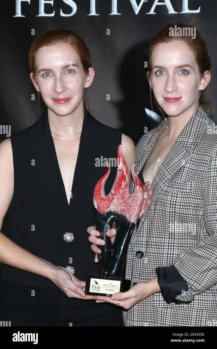 LOS ANGELES - SEP 21: Alexis Stier, Megan Stier at the Wes Craven Award ...