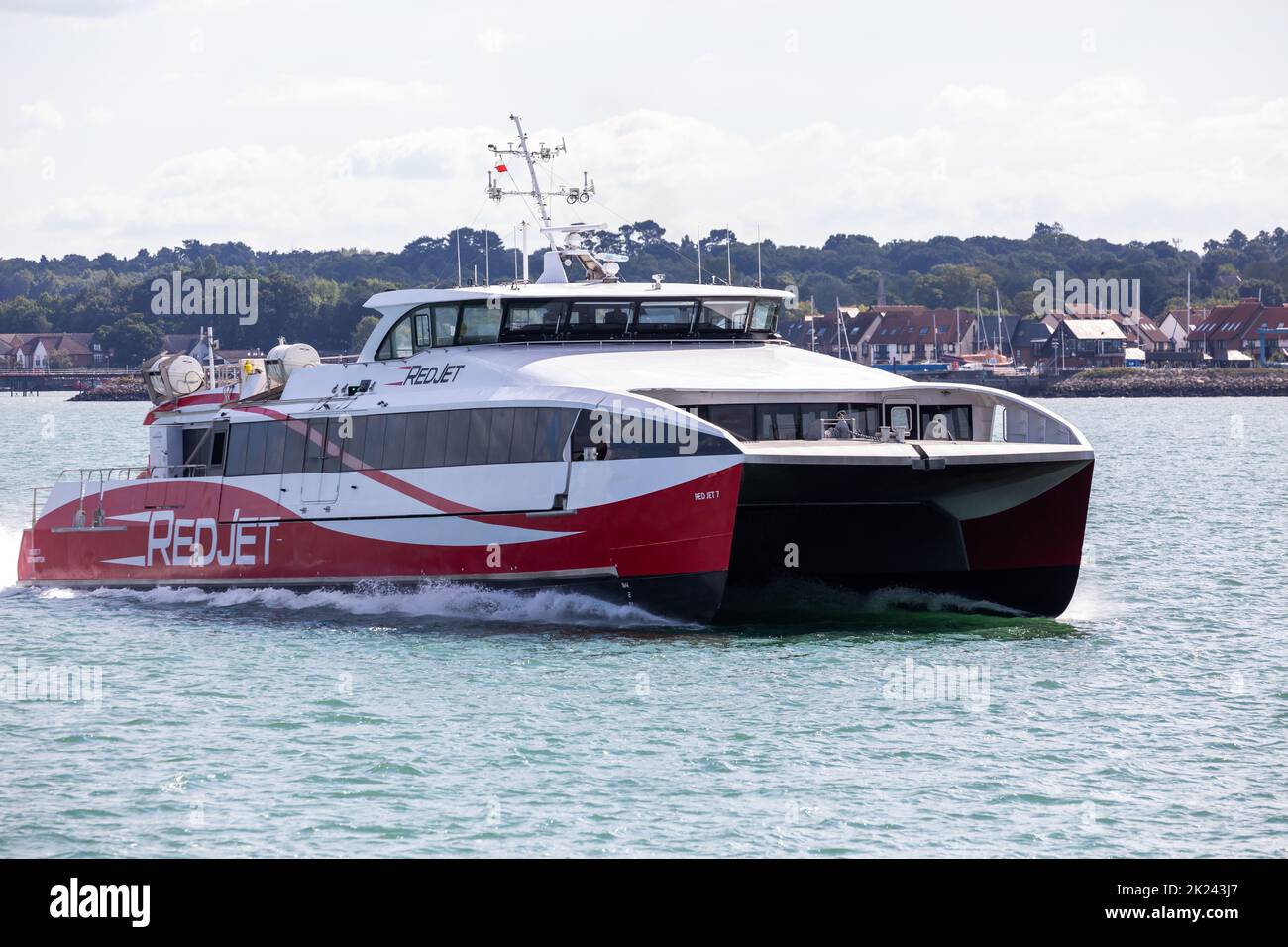 REDJET high speed catamaran in Southampton, UK Stock Photo - Alamy