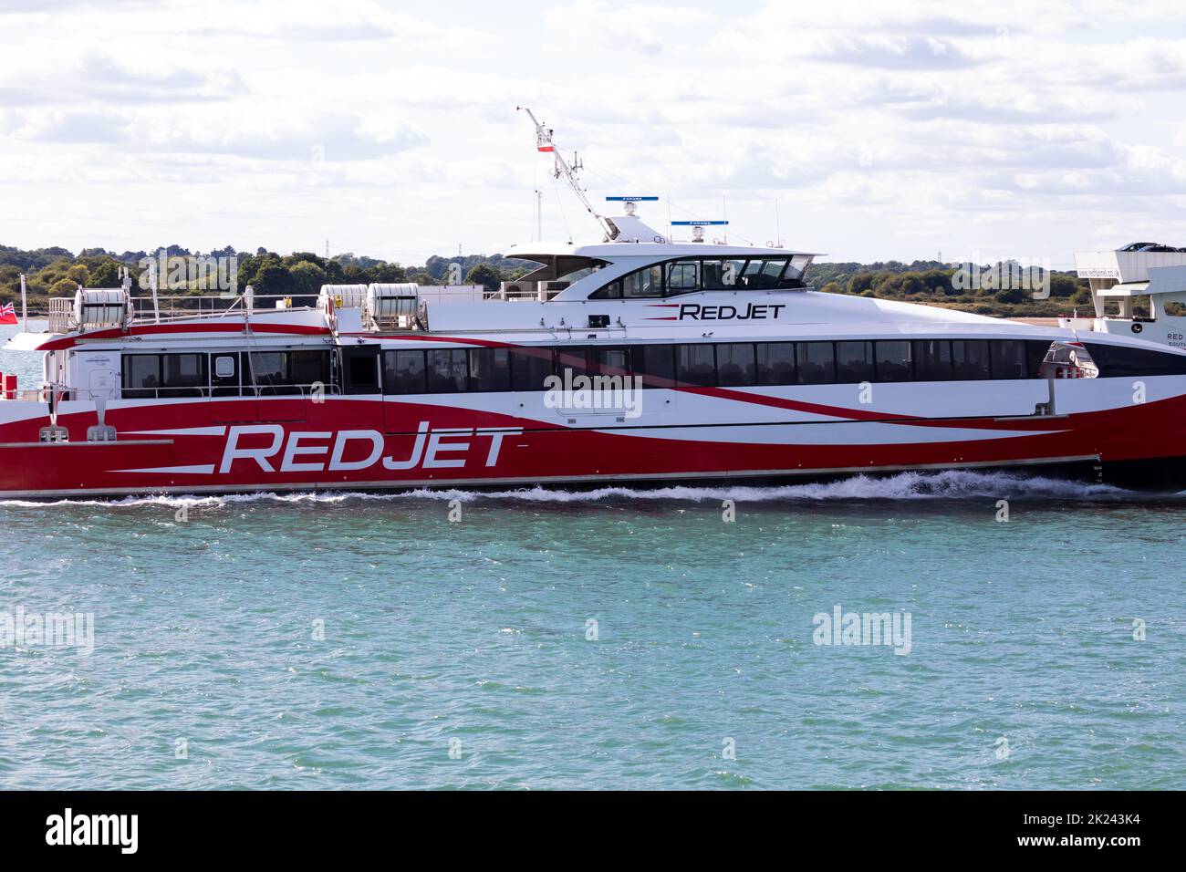 REDJET high speed catamaran in Southampton, UK Stock Photo - Alamy