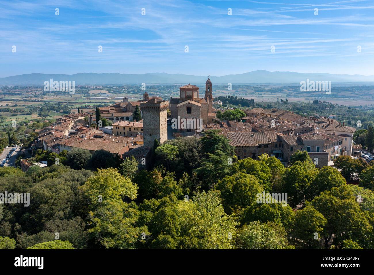Lucignano aerial hi-res stock photography and images - Alamy