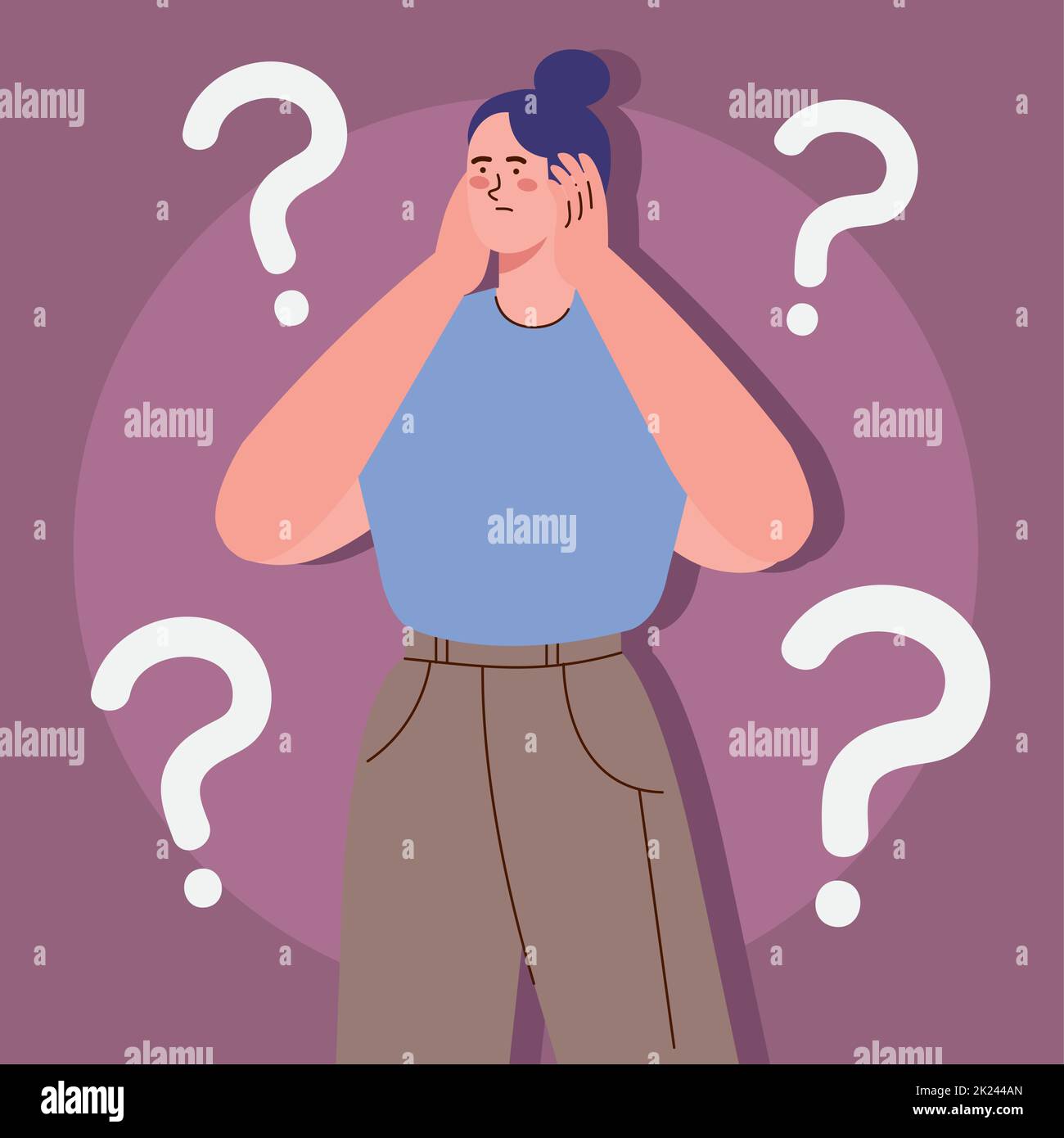 woman with difficult choice Stock Vector Image & Art - Alamy