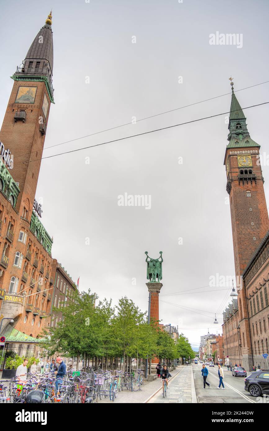 Copenhagen Historical Center, Denmark Stock Photo - Alamy
