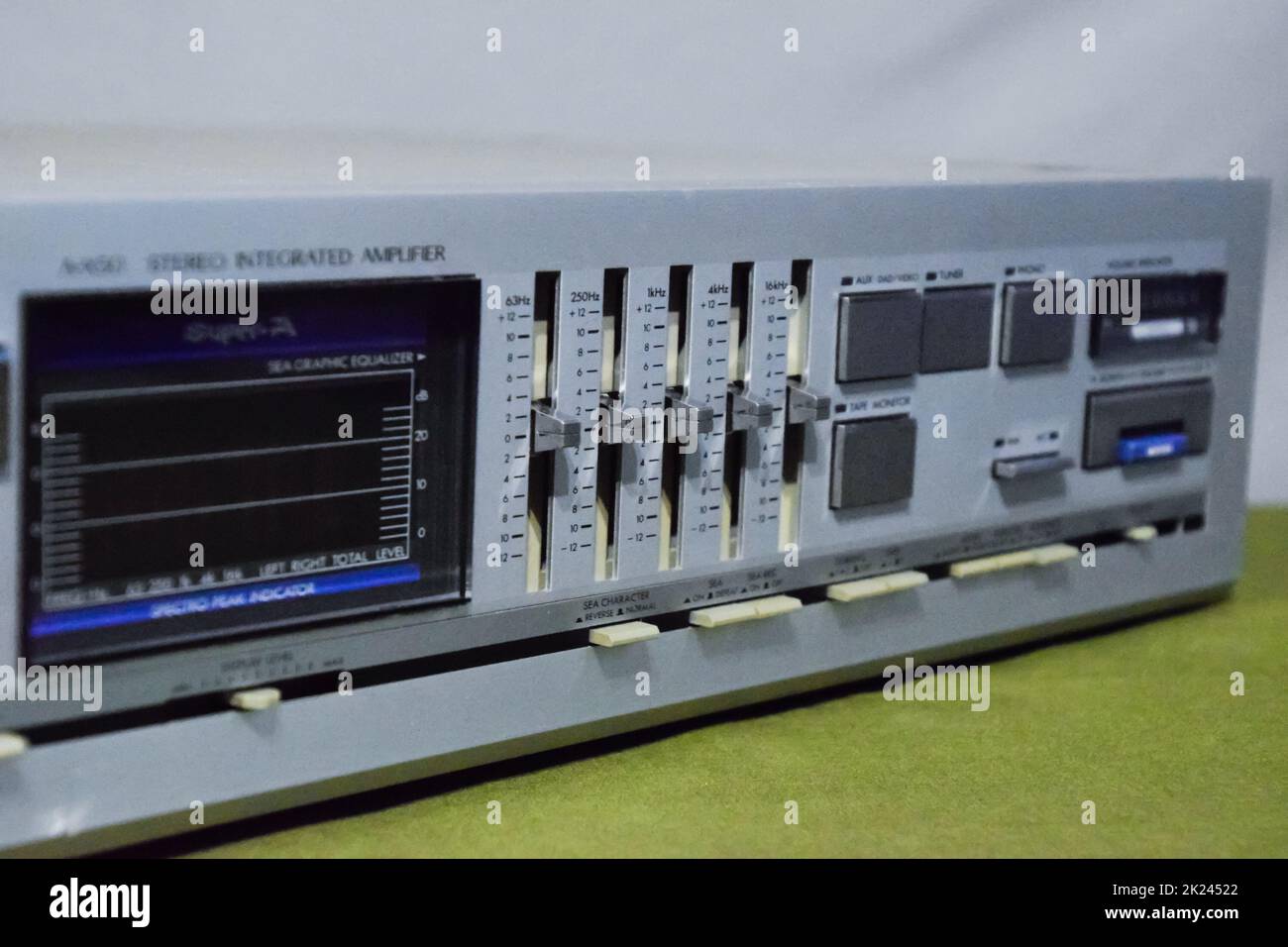 Krasnodar, Russia - November 1, 2020: integrated amplifier class super ...