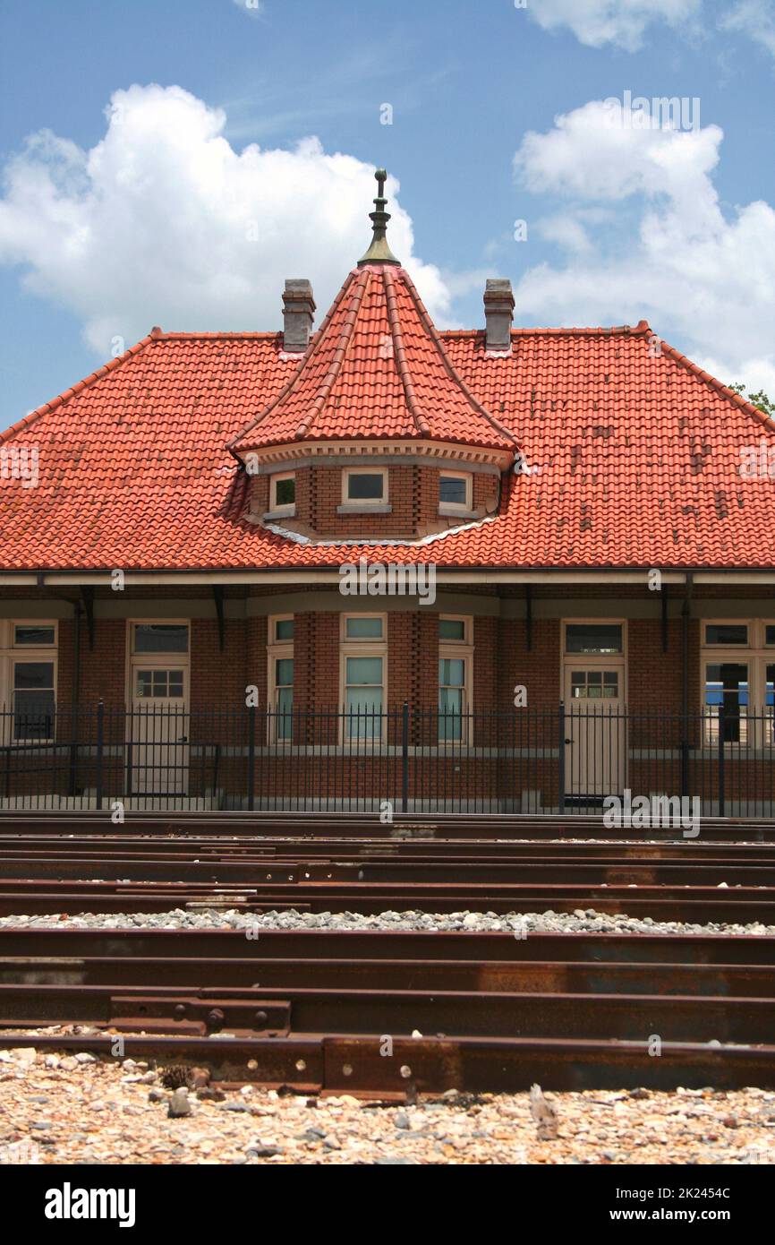 Historic Train Depot Nacogdoches, TX Historic Train Depot on Cloudy Day ...