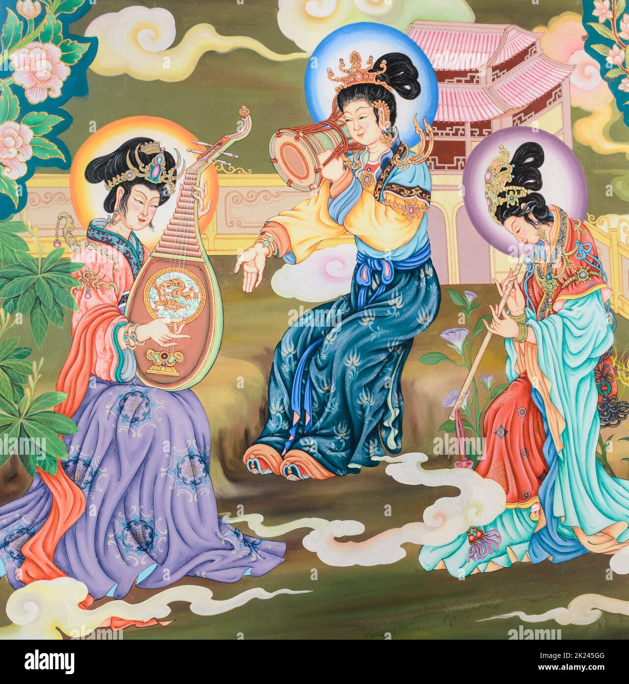 Chinese mural hi-res stock photography and images - Alamy