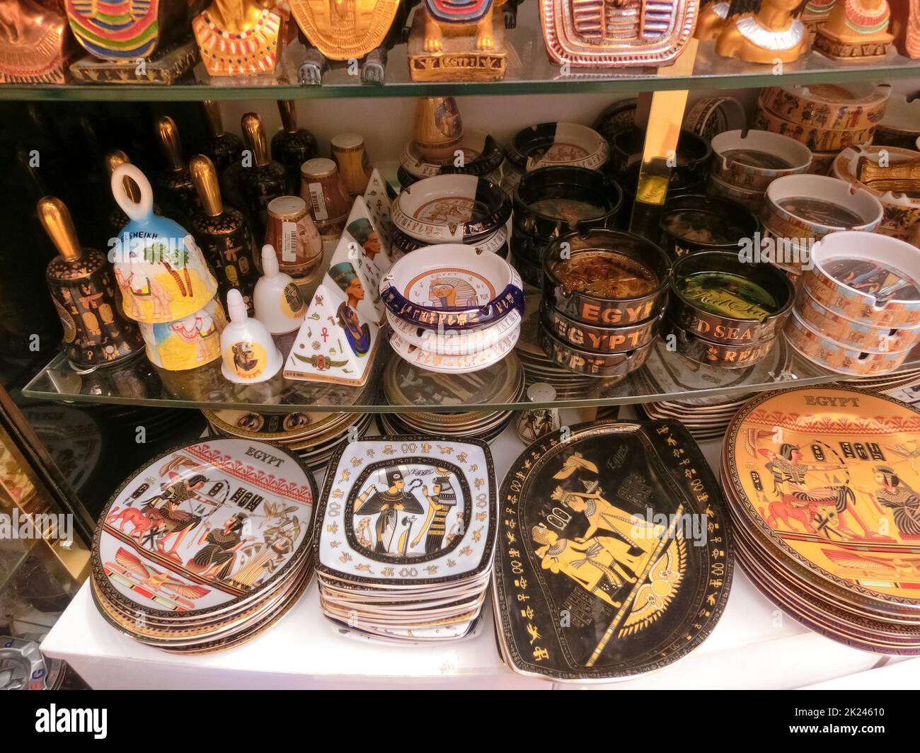 Sharm El Sheikh, Egypt - September 15, 2020: The local gift shop in ...