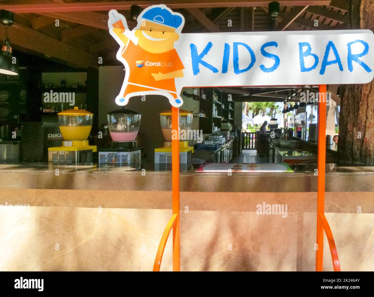 Goynuk, Antalya, Turkey - May 11, 2021: The outdoor buffet at Seven ...