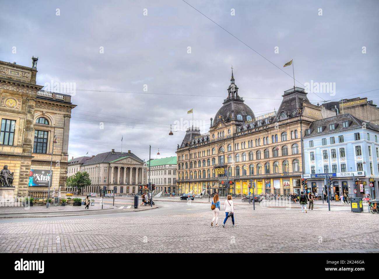 Copenhagen Historical Center, Denmark Stock Photo - Alamy