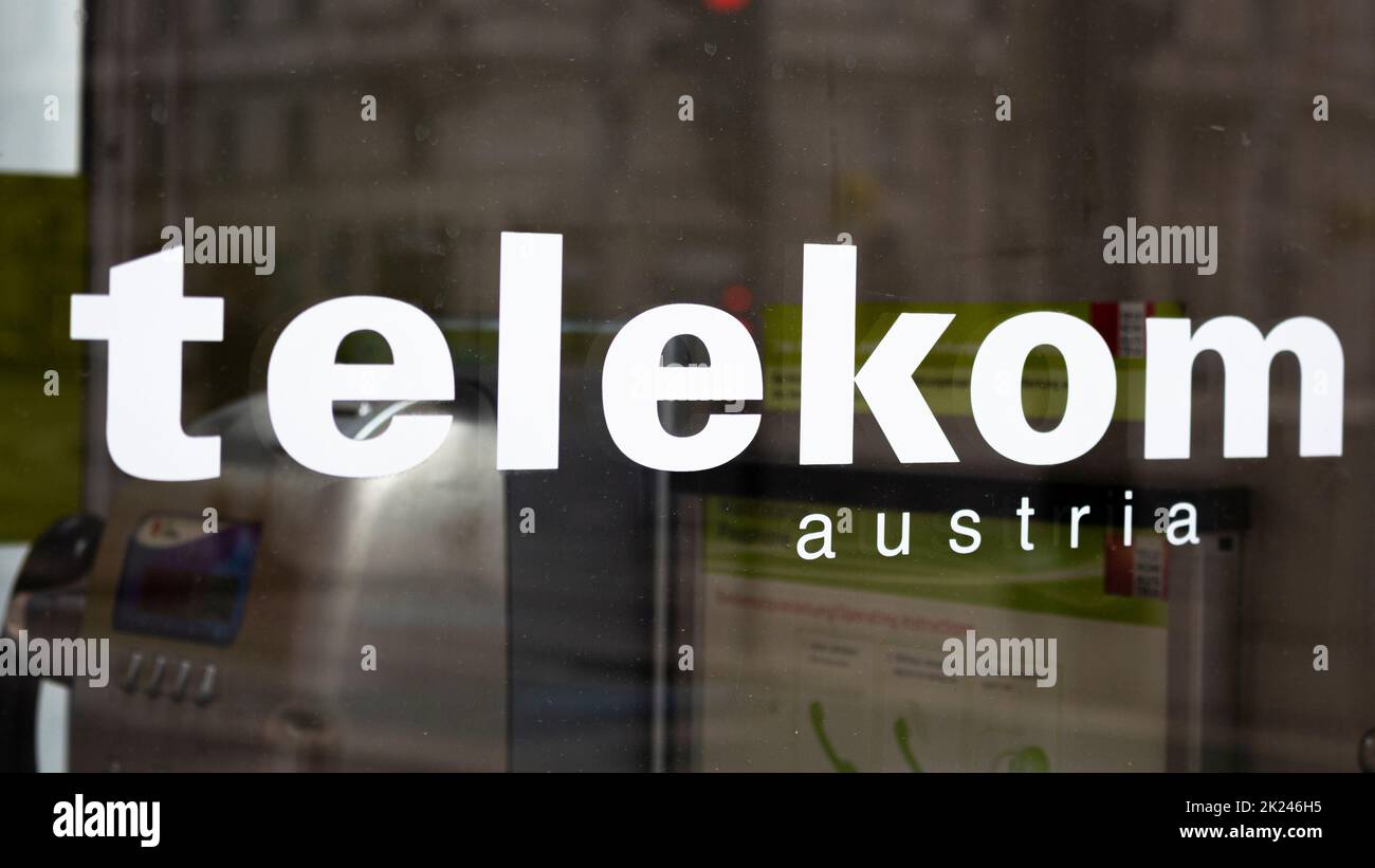 Vienna, Austria - August 13, 2019: Telekom Austria logo on a phone ...