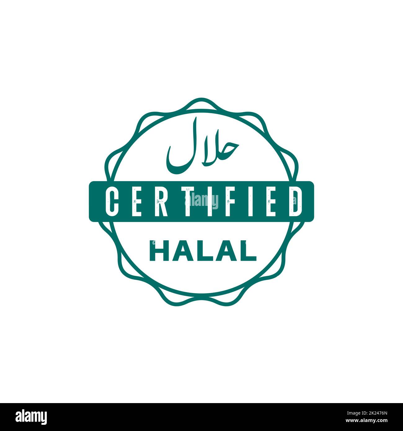Halal logo and banner for business vector illustration design Stock ...