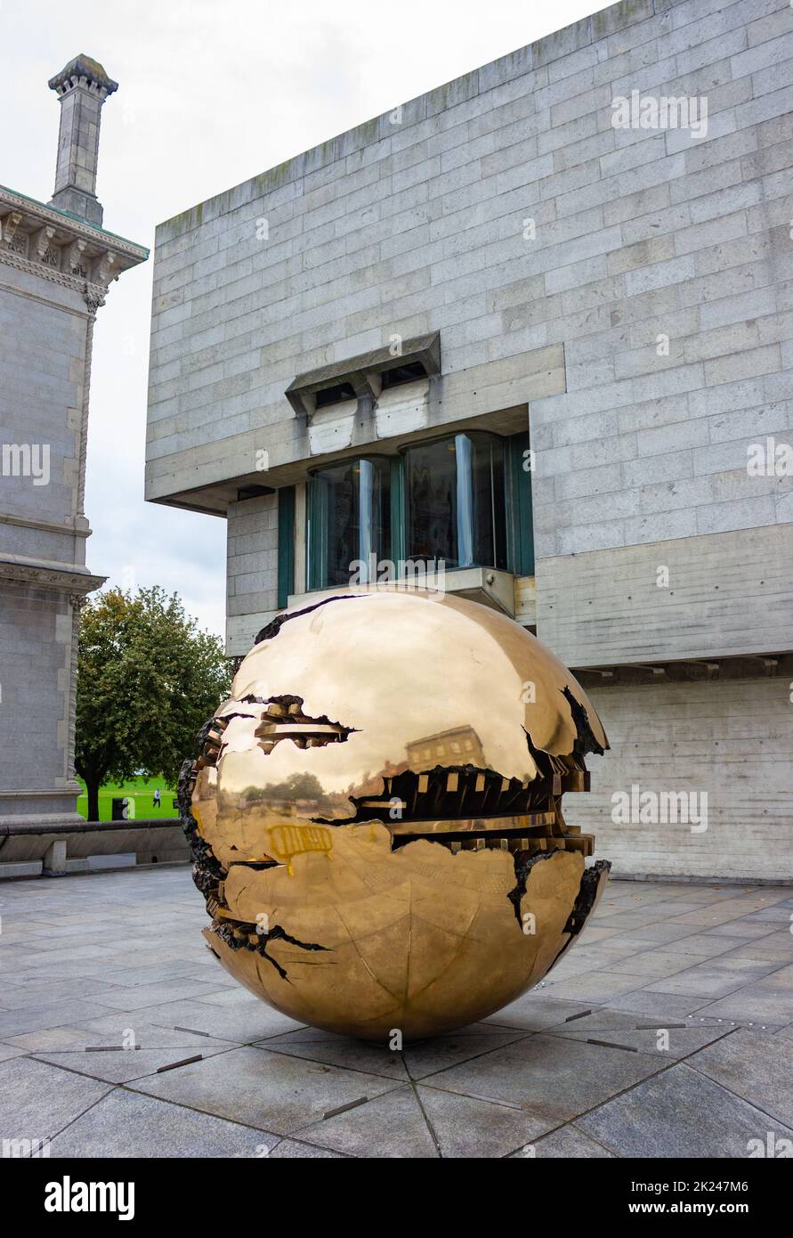 A picture of the Sphere Within Sphere art object, in Dublin Stock Photo ...