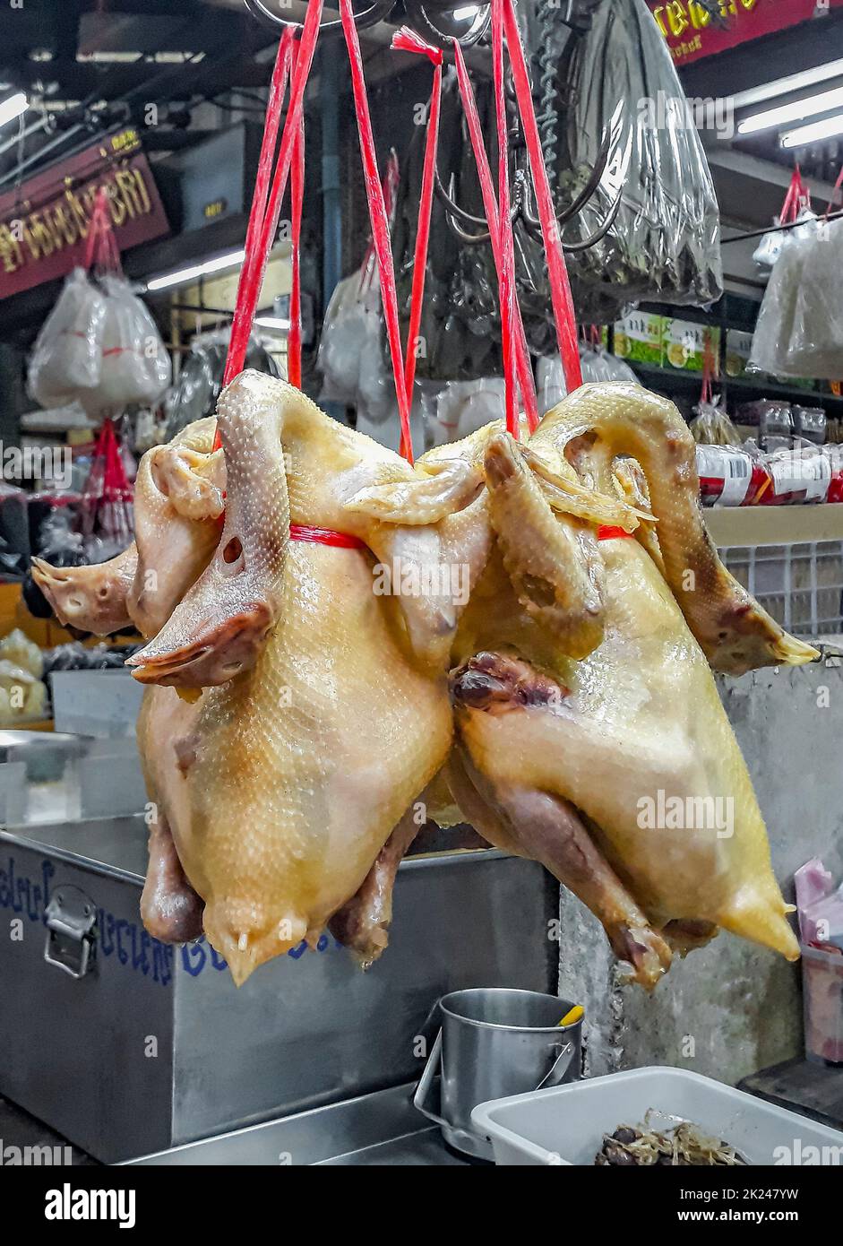 Disgusting unfamiliar Thai food and Chinese cuisine in street food ...