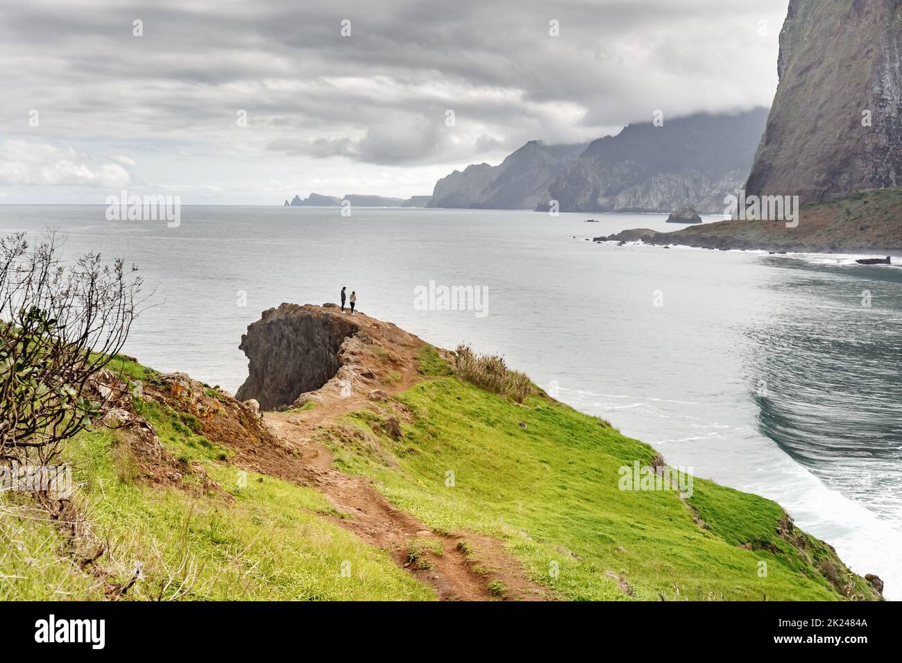 view from the crane viewpoint on the Guindaste mirador on the island of ...