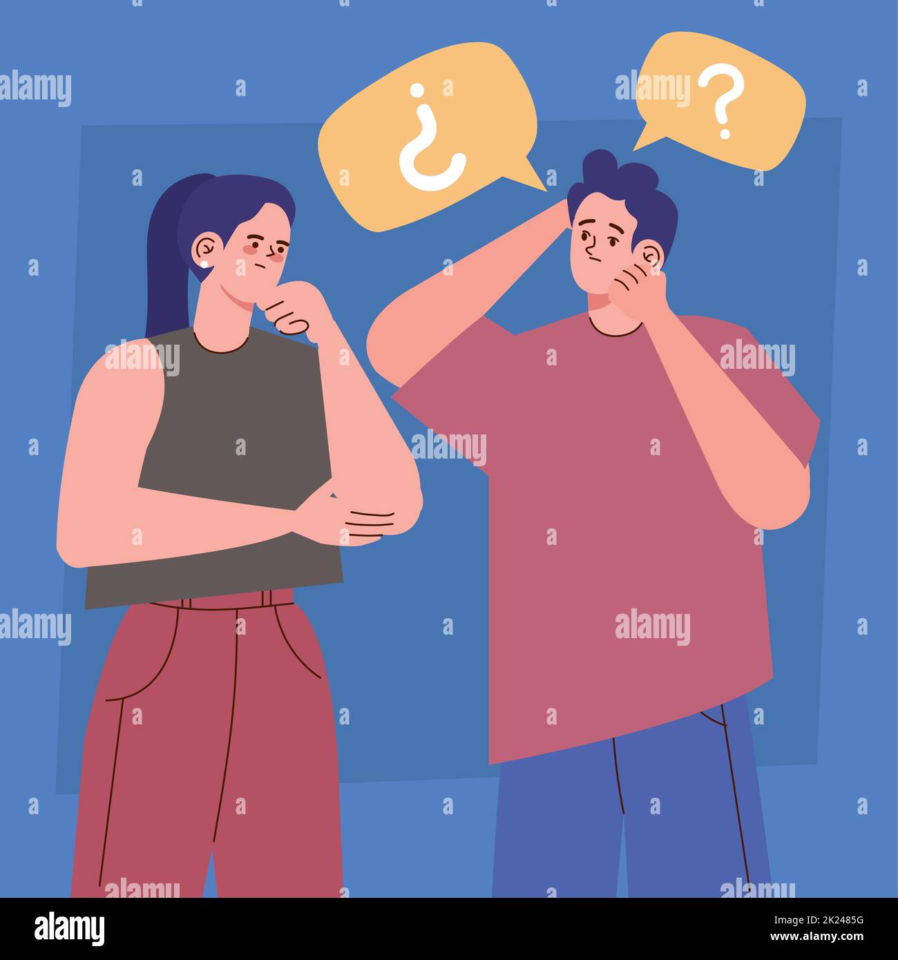 Speech bubbles men persons hi-res stock photography and images - Alamy