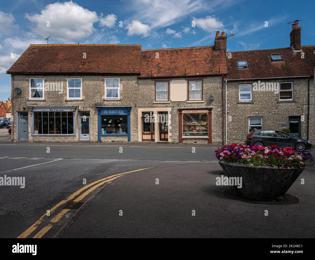 Ancient buildings in the village of Mere, Wiltshire, UK Stock Photo - Alamy
