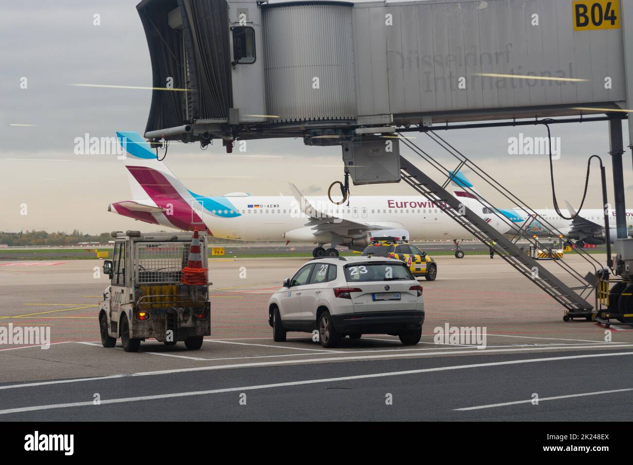 DUESSELDORF, NRW, GERMANY - NOVEMBER 11, 2019: Dusseldorf International ...