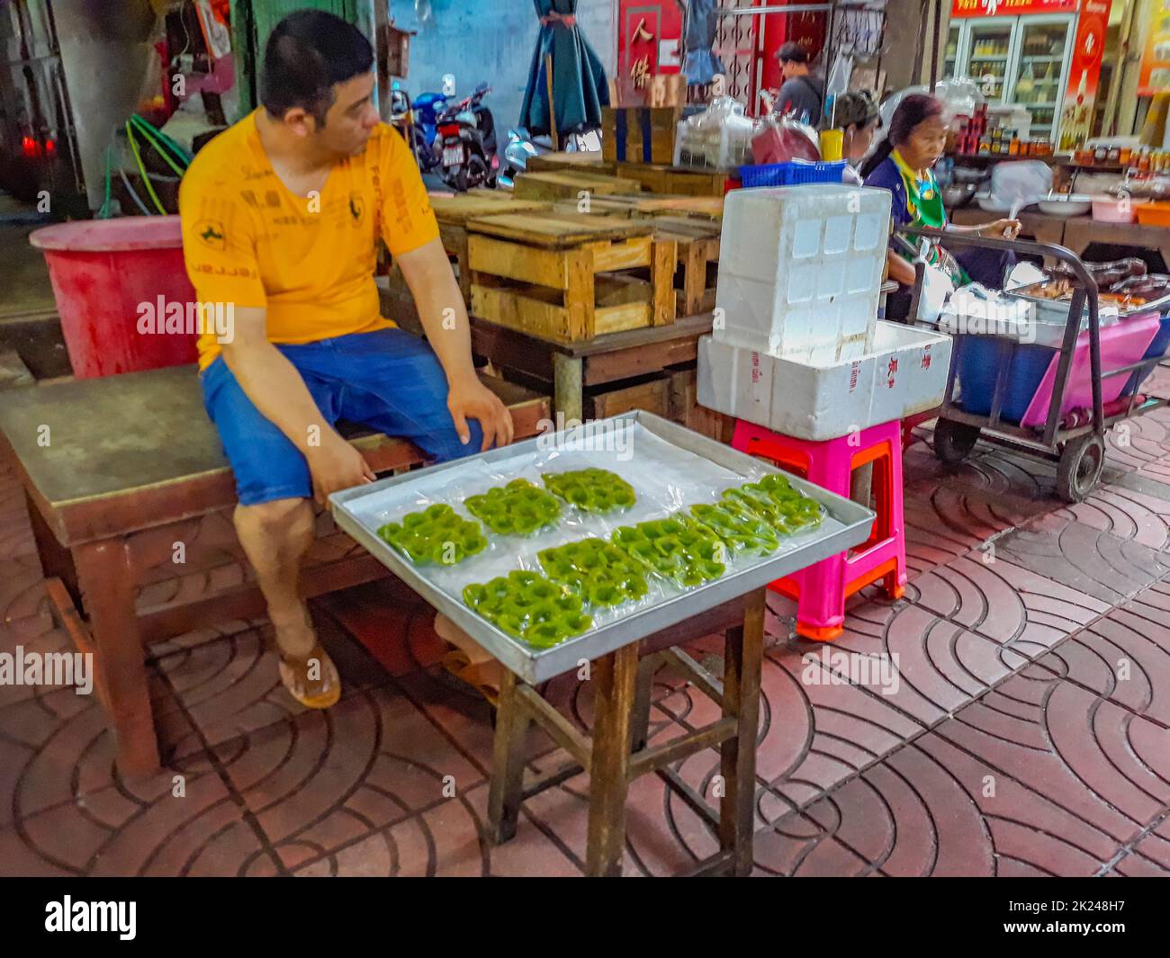 Bangkok Thailand 22. Mai 2018 Disgusting unfamiliar Thai food and ...