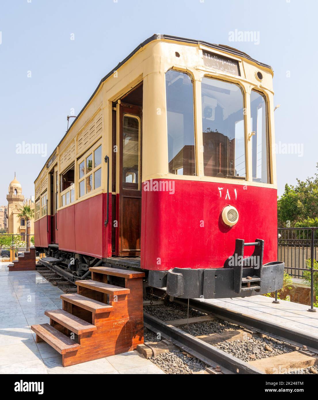 Old tram stairs hi-res stock photography and images - Alamy