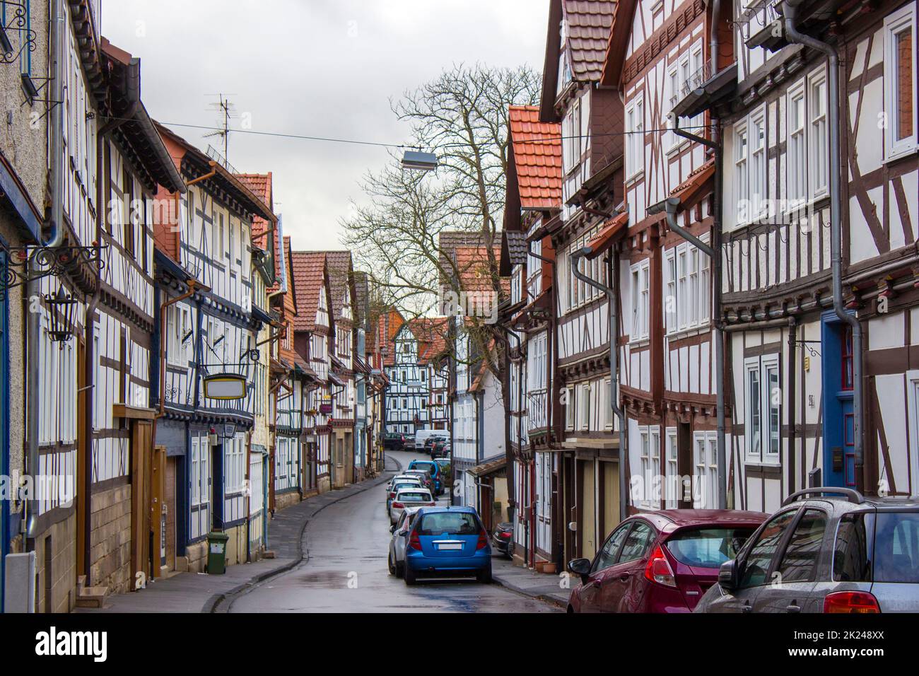 The Town of Bad Sooden-Allendorf in the Werra Valley in Germany, Hessen ...